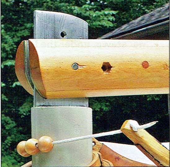 Duckworks - Folding Mast - Hollow, Sixteen-Sided